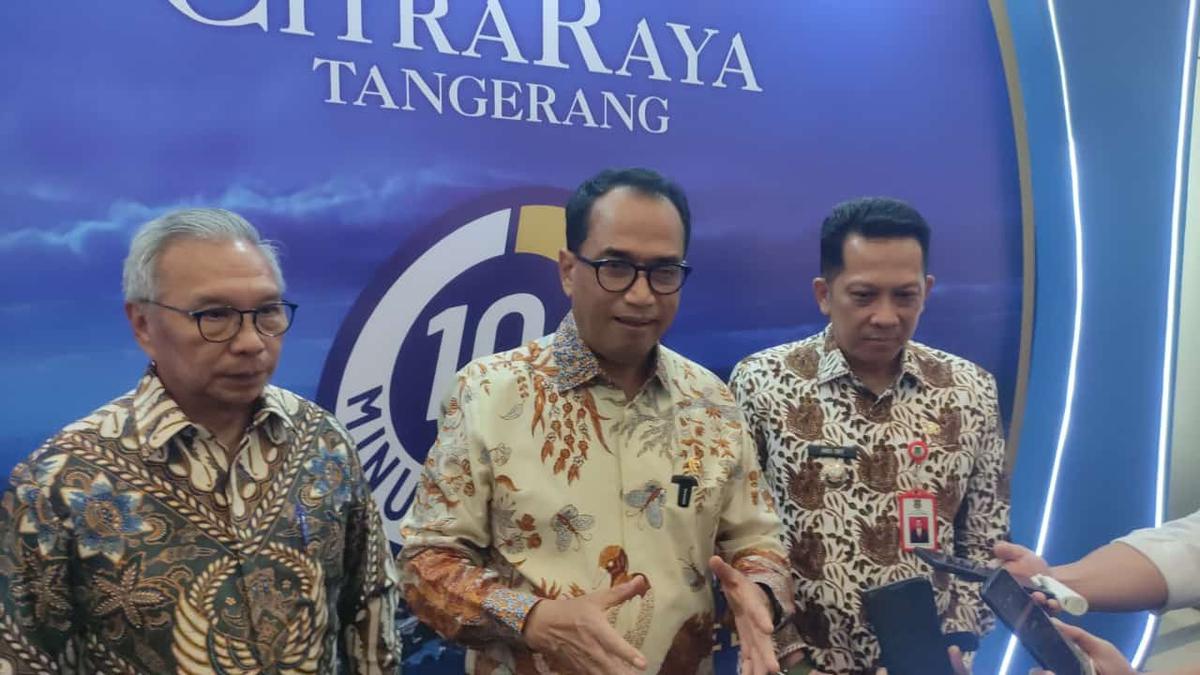 Menhub Apresiasi Fasilitas Transportasi '10 Minute City' di Tangerang