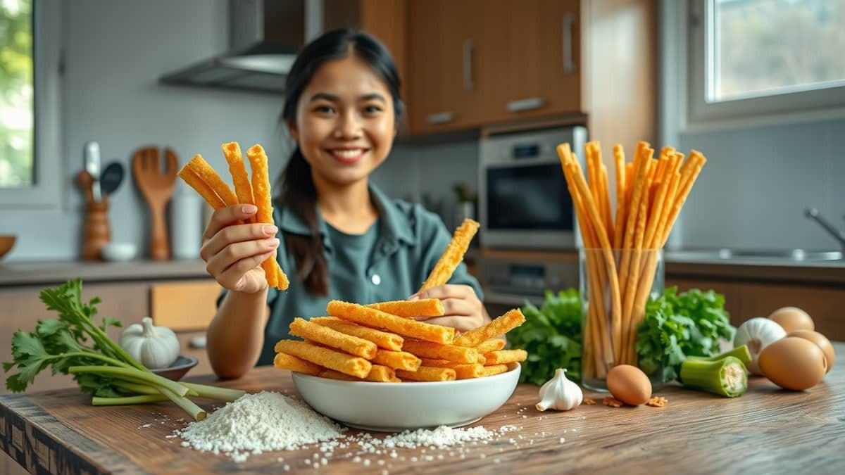 Resep Stik Bawang Seledri Renyah: Camilan Gurih Favorit Semua Kalangan