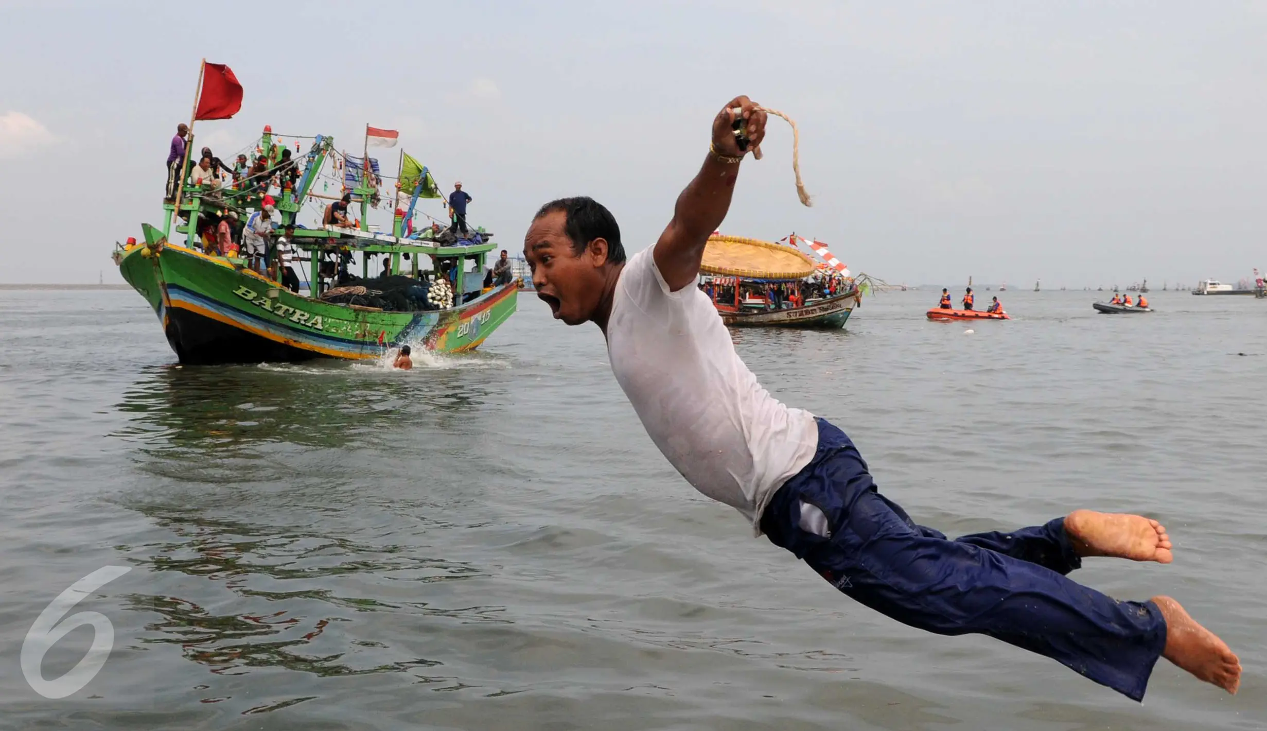 Pesta Laut Nelayan Tradisional Muara Angke - Foto Liputan6.com
