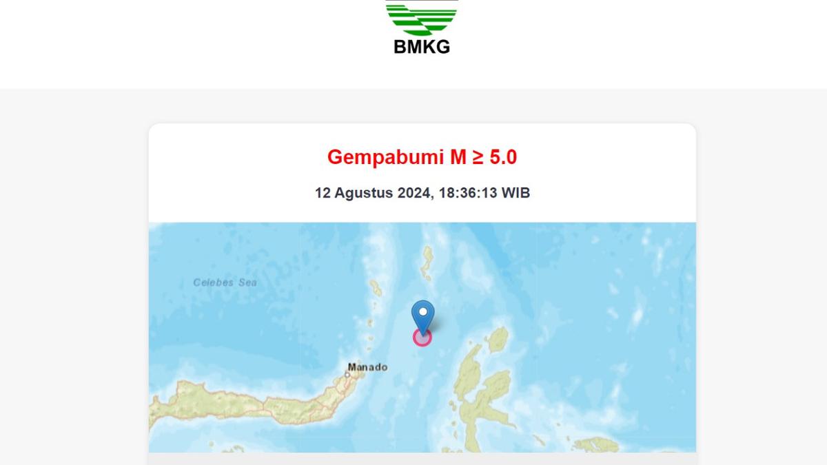 Gempa Terkini Berkekuatan Magnitudo 5,3 Getarkan Pulau Doi, Maluku Utara - News Liputan6.com