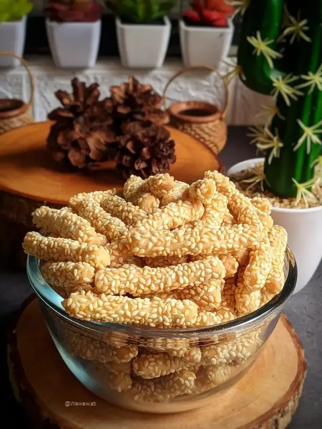 Resep Keciput Wijen Takaran Gelas, Hasil Renyah Sempurna