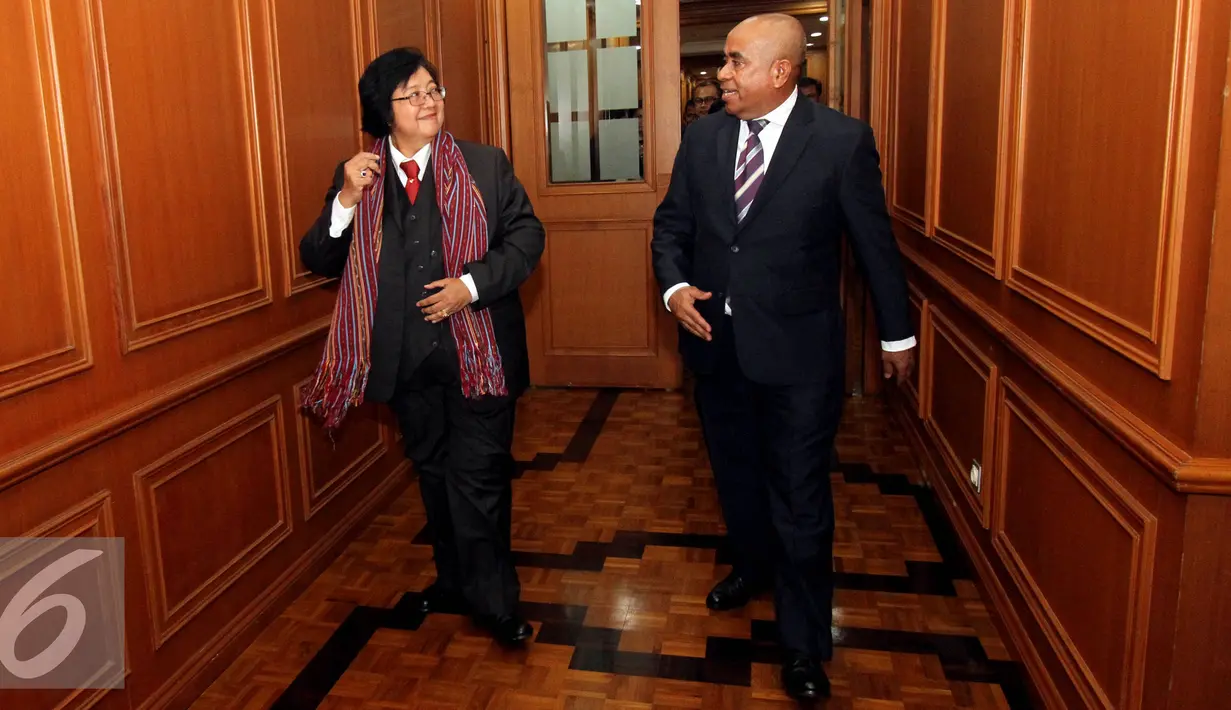 Indonesia dan Timor Leste Tingkatan Kerja Sama Kehutanan - Foto Liputan6.com