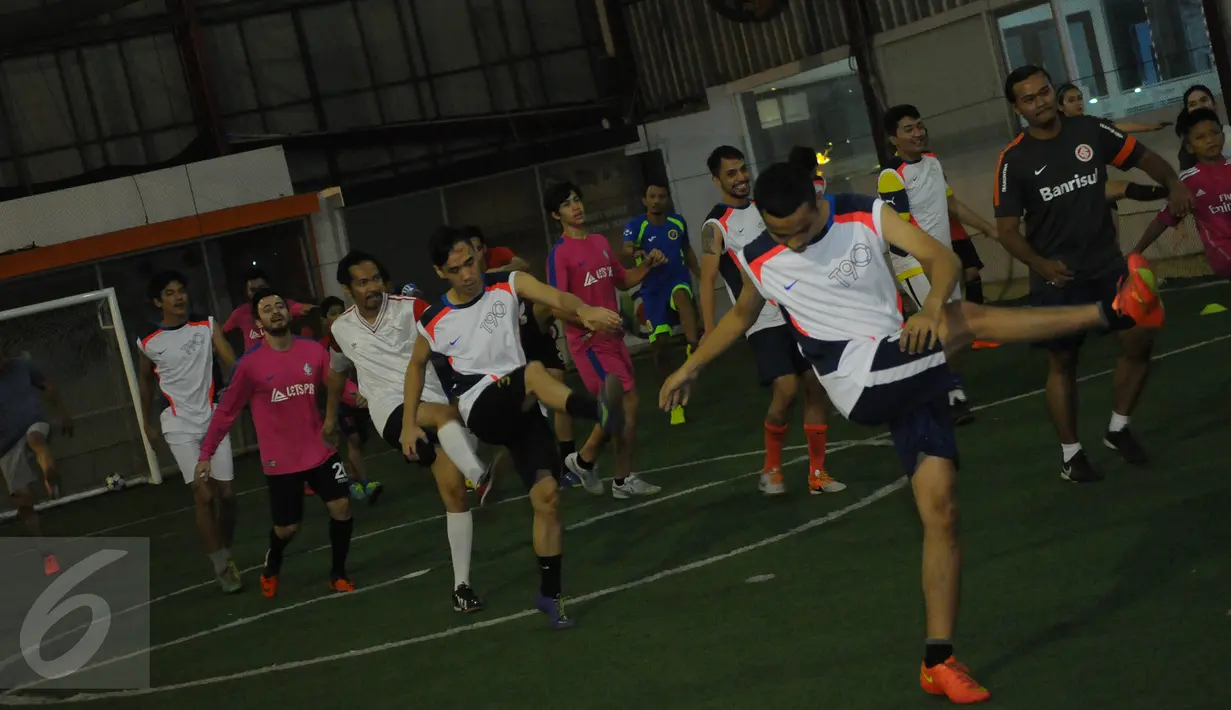 Asyiknya Main Futsal Bareng Selebriti - Foto Liputan6.com