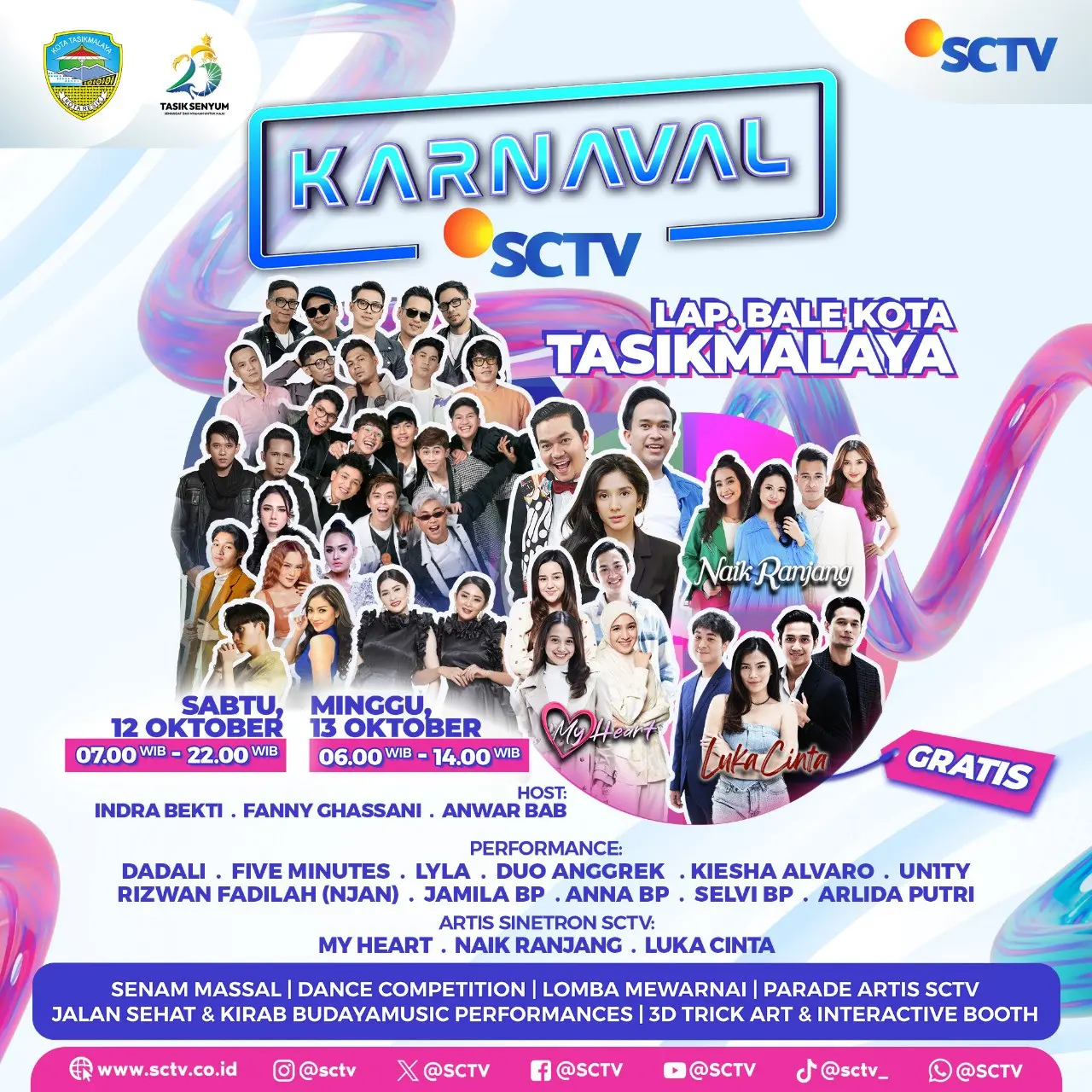 Karnaval SCTV Bakal Sajikan Kemeriahan di Tasikmalaya - ShowBiz ...