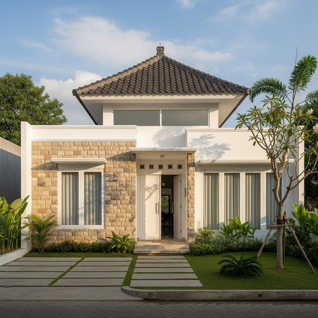 9 Model Rumah Sederhana tapi Mewah dengan Atap Limasan Modern ...