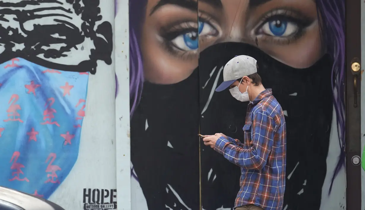 FOTO: Hari Terakhir Menjelang Masker Tak Lagi Diwajibkan di Texas ...