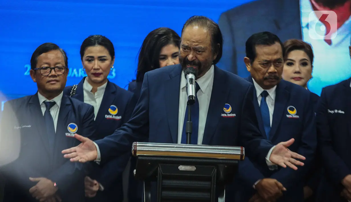 Ketum Nasdem Surya Paloh Sambangi Ketum Demokrat AHY - Foto Liputan6.com