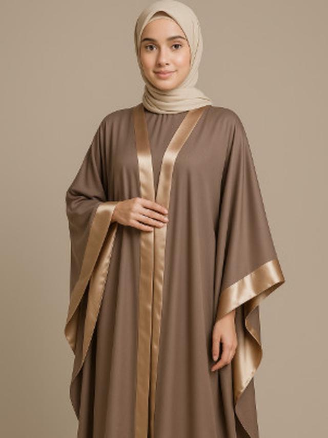 5 Model Baju Abaya Kimono, Inspirasi untuk Tampil Beda - Hot Liputan6.com