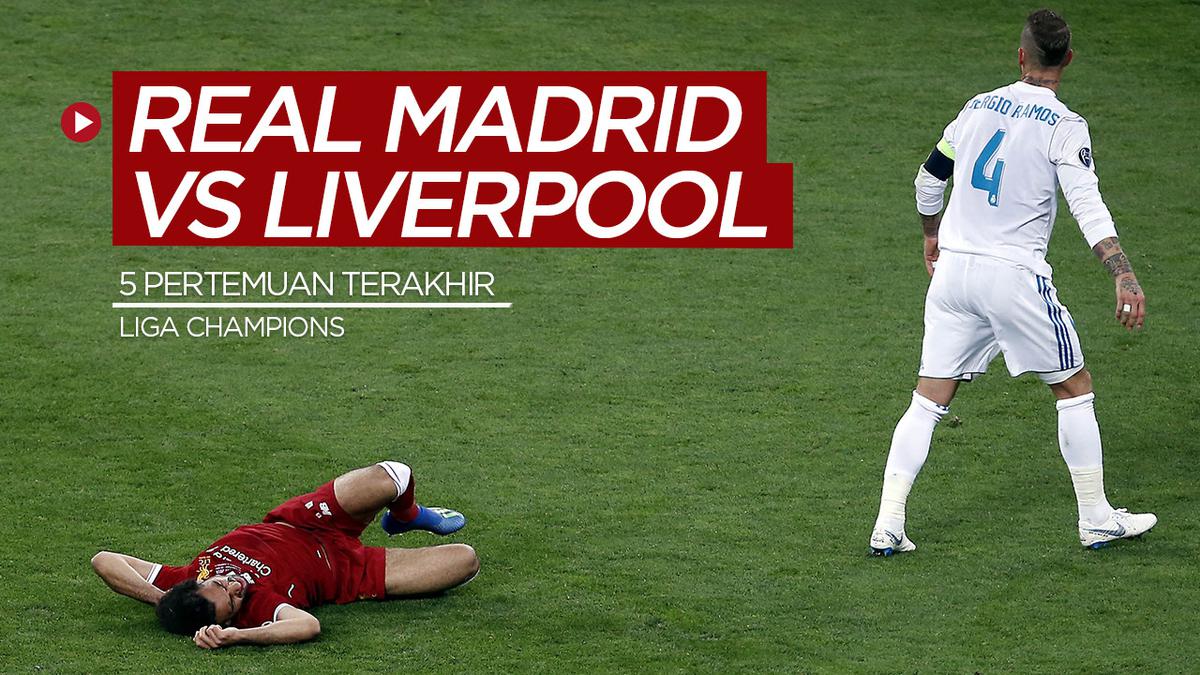 MOTION GRAFIS: Real Madrid Hadapi Liverpool di Perempat Final Liga ...