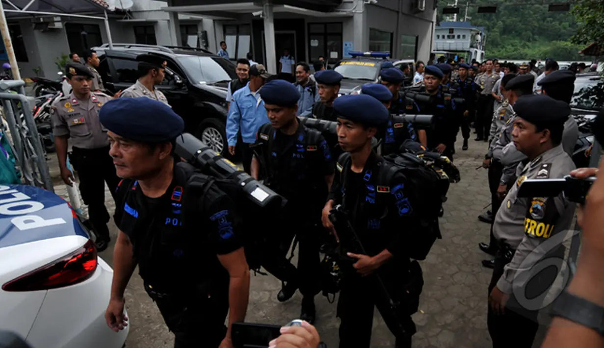 Jelang Eksekusi Mati 'Bali Nine', Nusakambangan Dijaga Ketat - Foto Liputan6.com