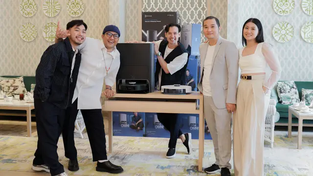 Tarra Budiman Ikut Bantu Istri Bersih-Bersih, Ingin Permudah Urusan Rumah Tangga dengan Ecovacs ...