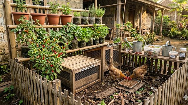7 Kombinasi Kebun dan Ternak di Lahan 1x1 Meter, Hemat Tempat Hasil ...