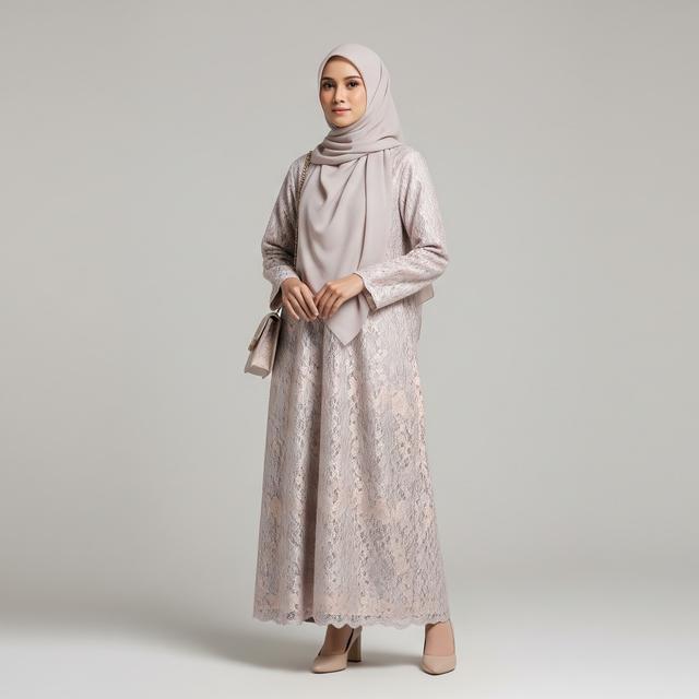 7 Model Gamis Brokat Terbaru 2026, Tampilkan Kesan Stylish