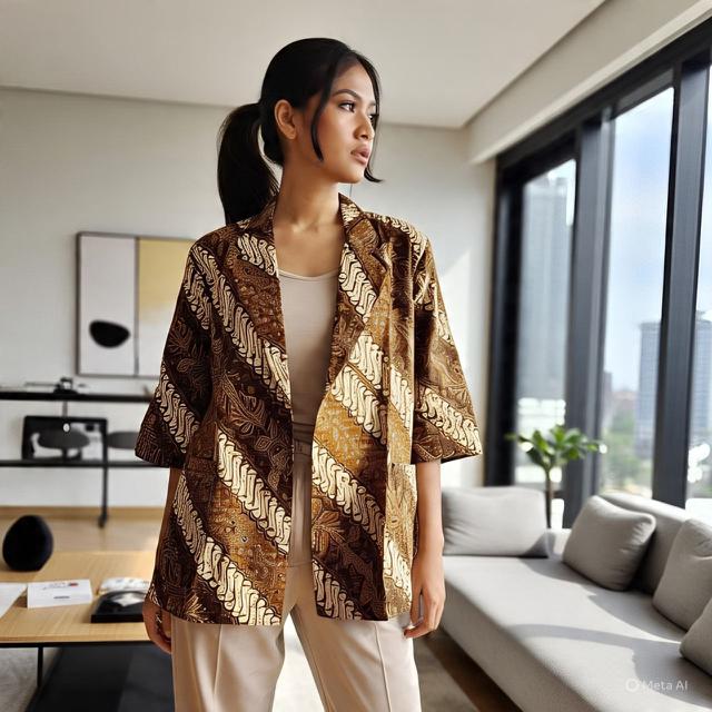 10 Model Blazer Batik Wanita Modern Terbaru 2025, Cocok untuk Gaya ...