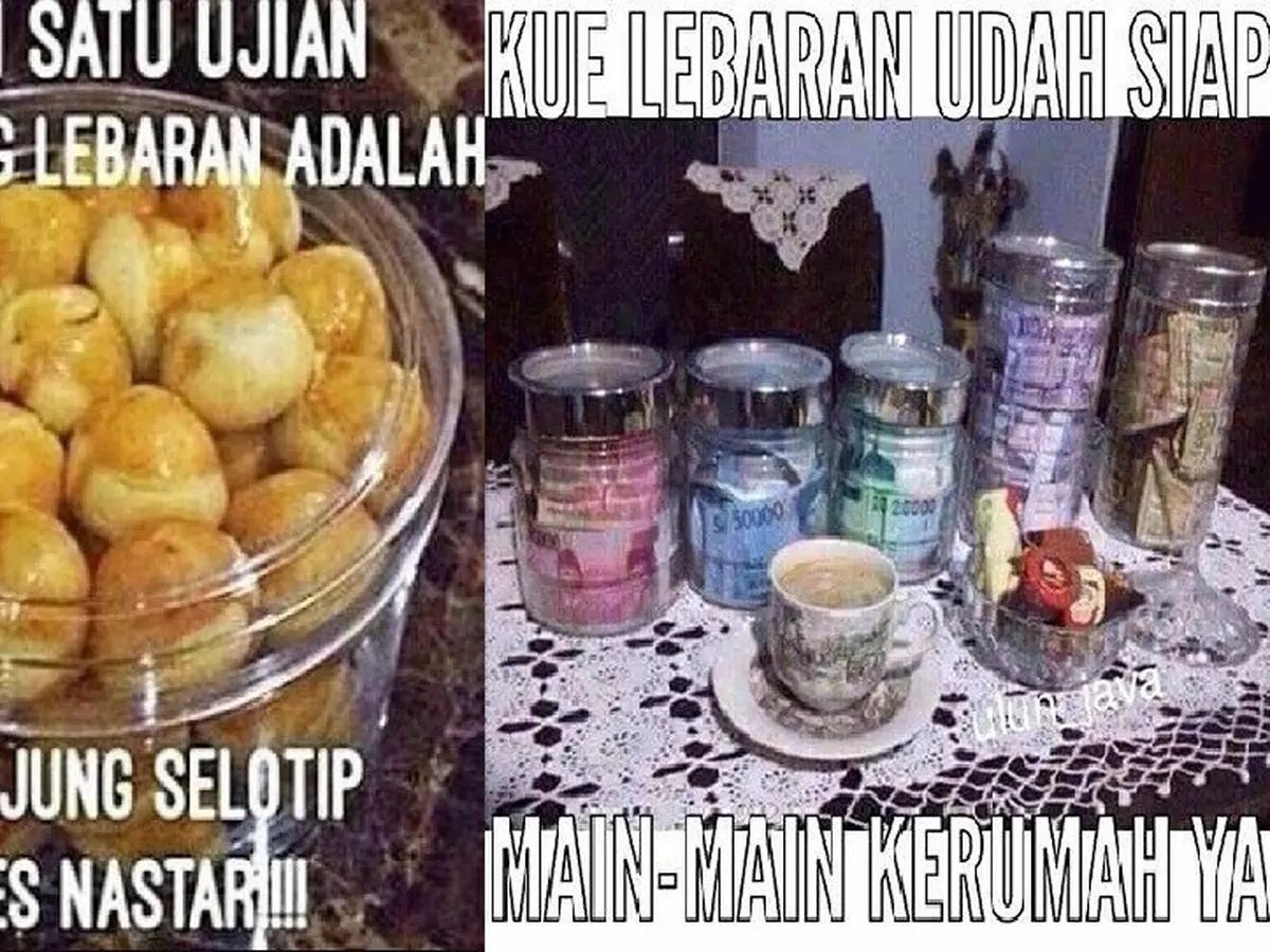 Memes Jajanan Lebaran