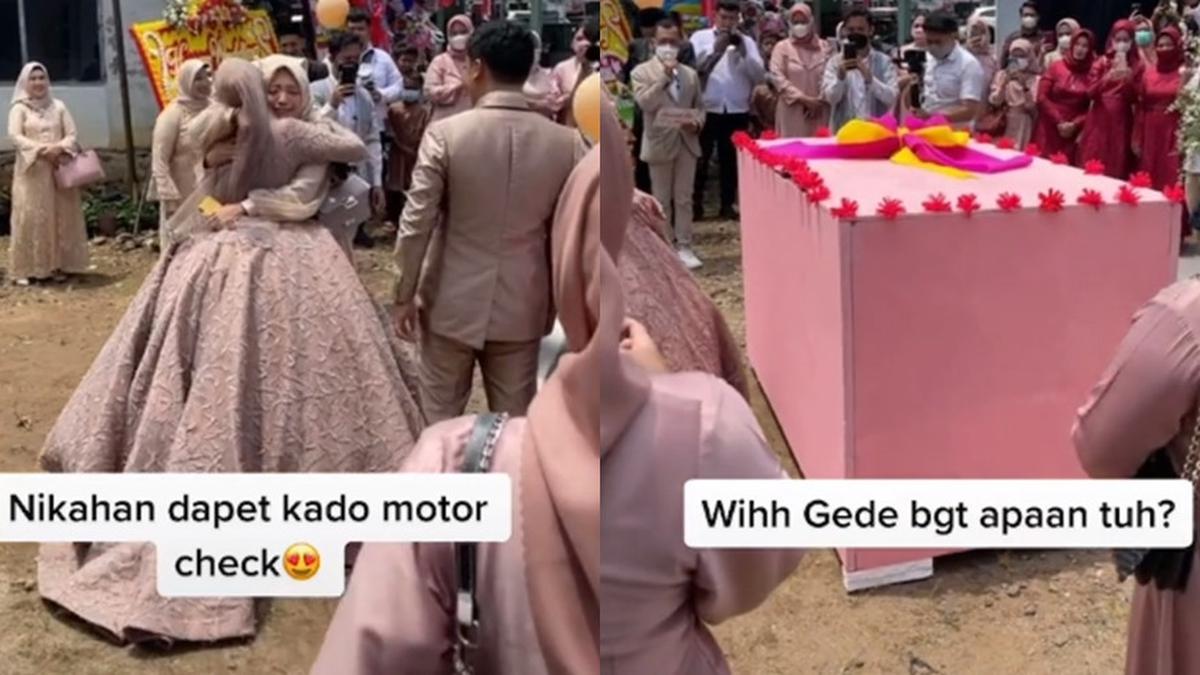 Viral Pengantin Dapat Kado Honda Scoopy saat Nikah, Netizen: Bingung ...