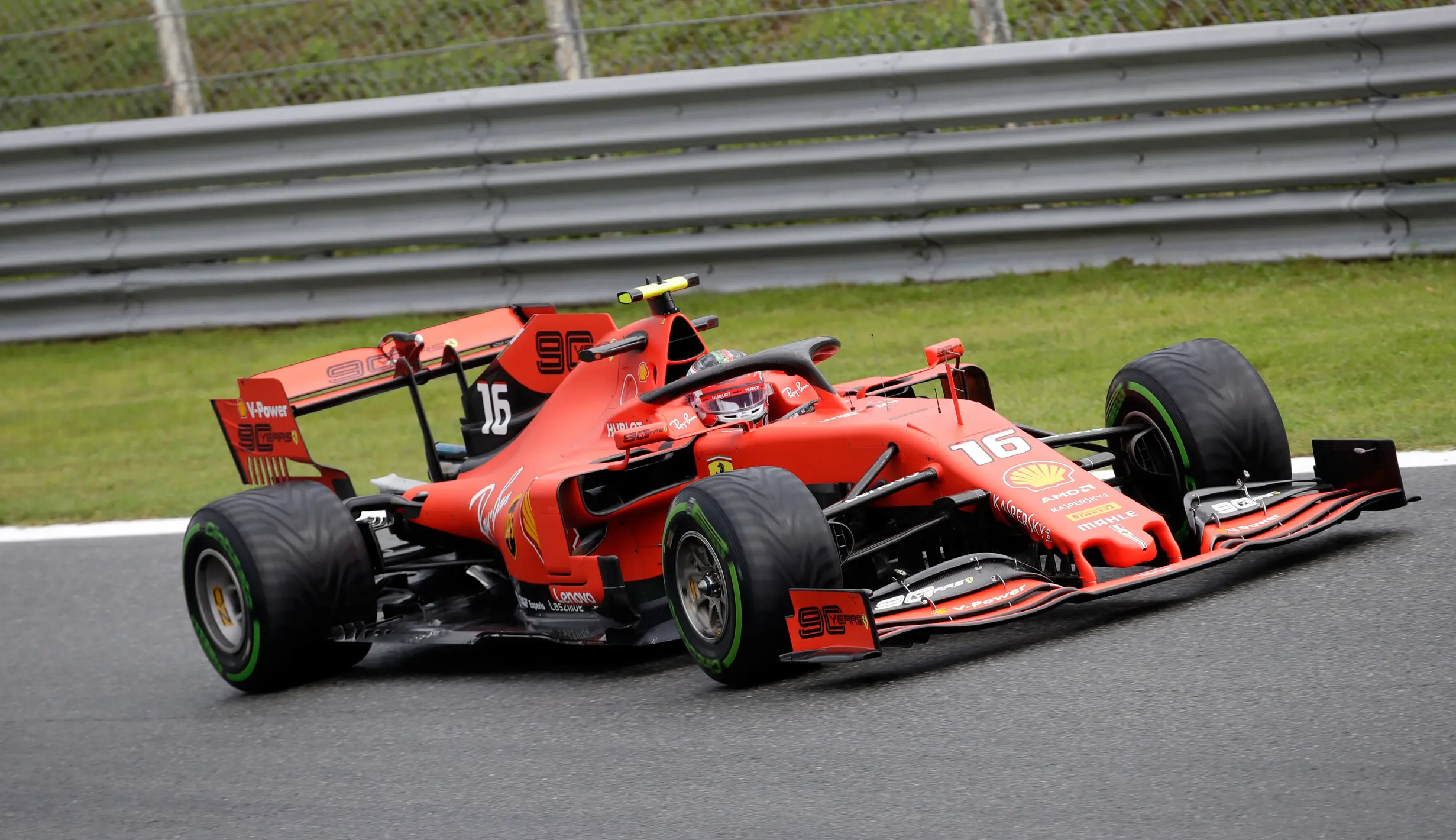 FOTO: Charles Leclerc Tercepat di FP1 F1 GP Italia 2019 - Foto Liputan6.com