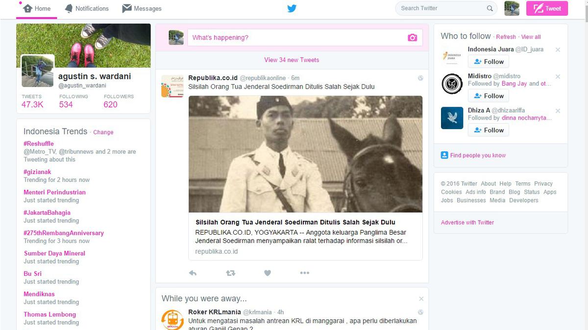 Reshuffle Kabinet Paling Banyak Dibicarakan di Twitter - Tekno Liputan6.com