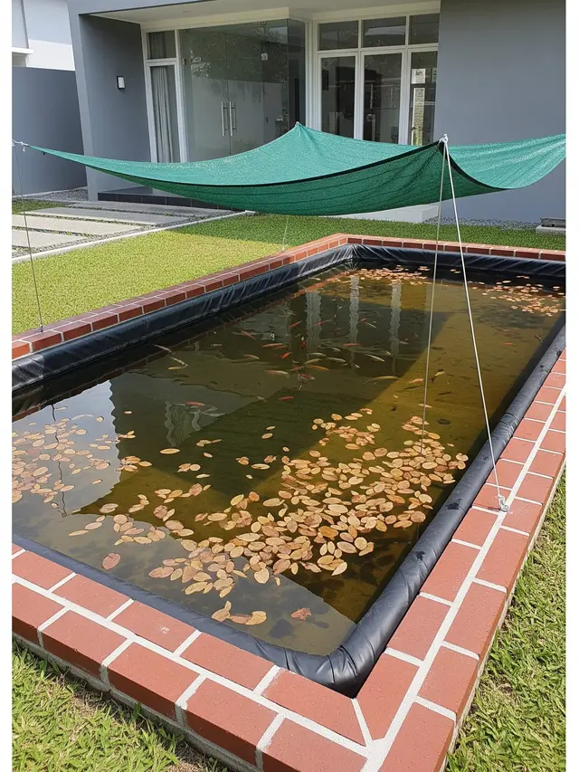 8 Ide Kolam Ikan Depan Rumah yang Tetap Cantik Saat Musim Kemarau ...