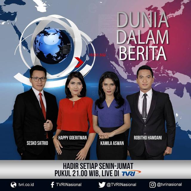 Nonton Program TVRI Dunia dalam Berita untuk Tahu Berbagai Berita dari ...