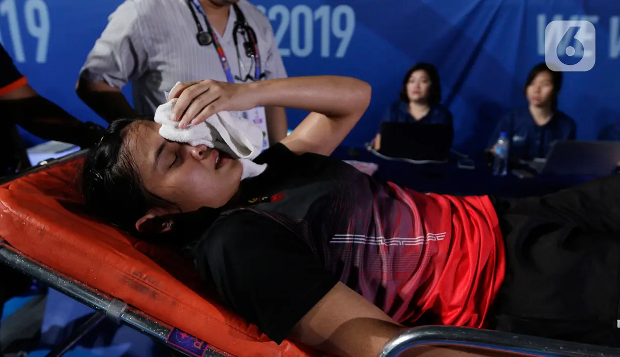 FOTO: Perjuangan Gregoria Mariska di SEA Games 2019 - Foto Liputan6.com