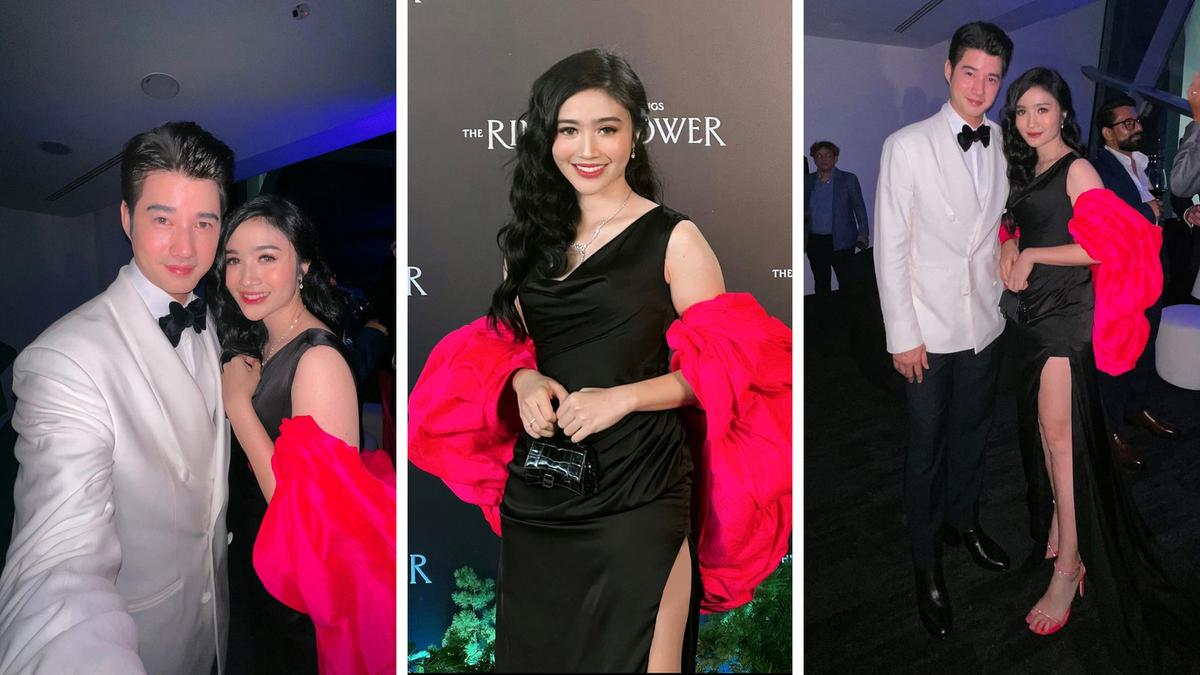 Foto Bareng Aktor Thailand Mario Maurer, Febby Rastanty Tampil Cantik ...