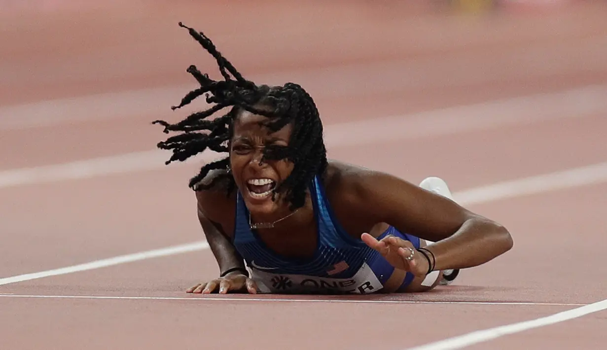 FOTO: Sprinter AS Frustasi Cedera di Kejuaraan Atletik Dunia - Foto ...