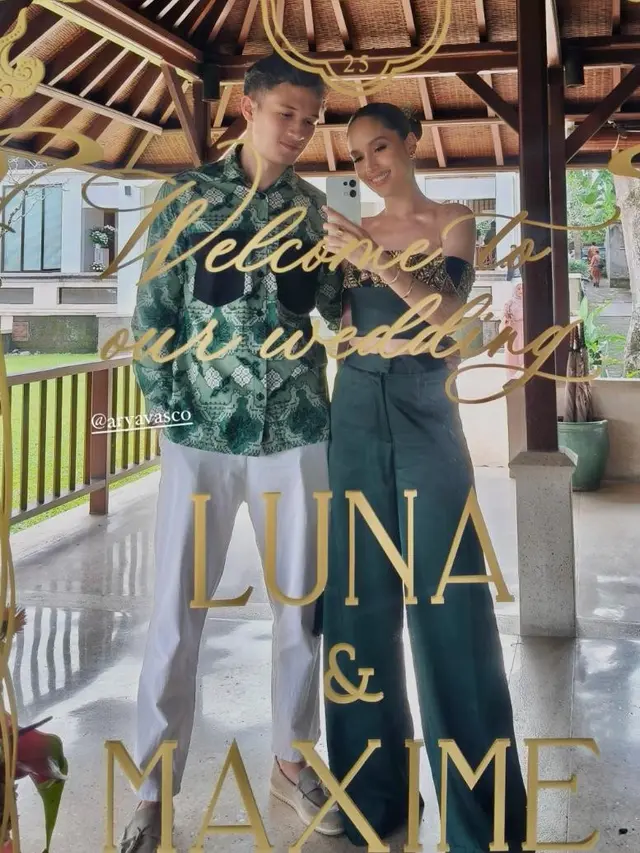 8 Gaya Tamu Artis di Pernikahan Maxime Bouttier dan Luna Maya, dari Nagita Slavina hingga Cinta ...