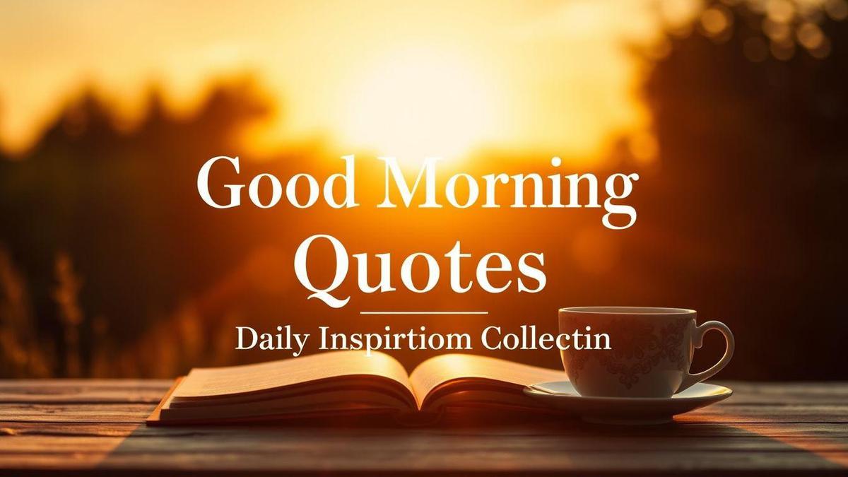 Best Good Morning Quote Collection for Daily Inspiration