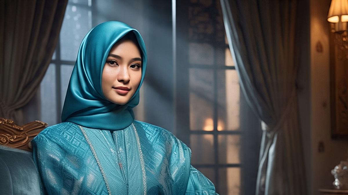 9 Inspirasi Model Gamis Twill yang Bikin Hijaber Tampil Memesona Anti ...