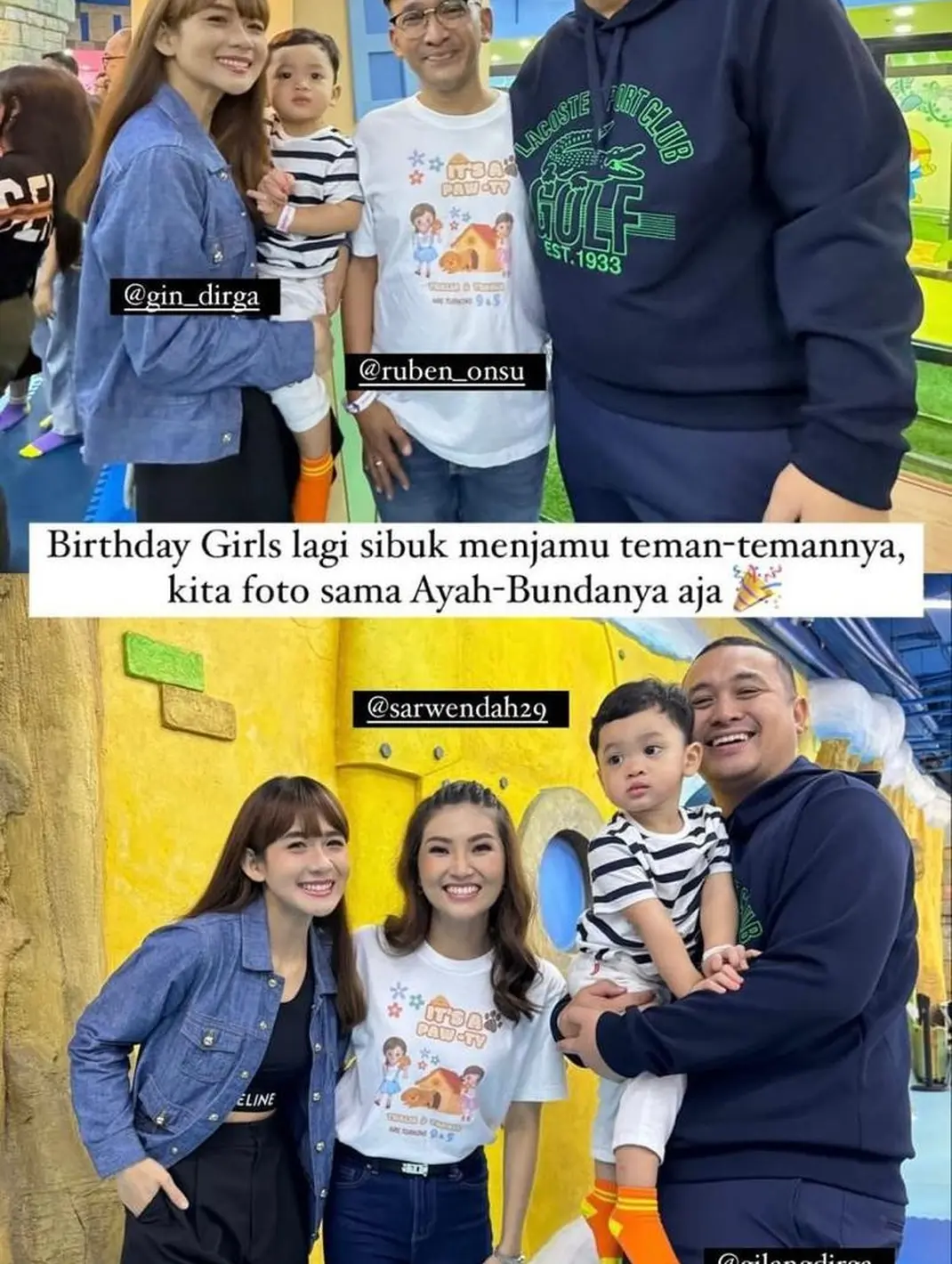 6 Potret Pesta Ulang Tahun Thalia-Thania Dirayakan Bersama Ruben Onsu dan Sarwendah, Tampil ...