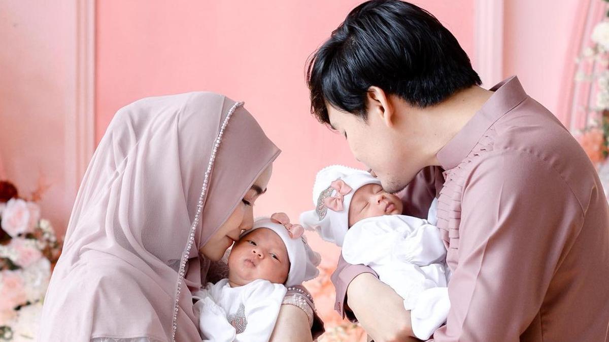 8 Potret Syukuran dan Aqiqah Anak Kembar Anisa Rahma, Penampakannya ...