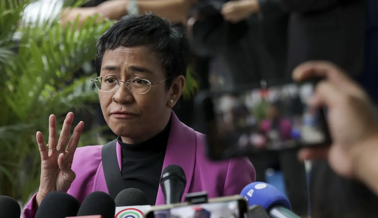 Wartawan Filipina Maria Ressa Lolos dari Tuduhan Penggelapan Pajak ...