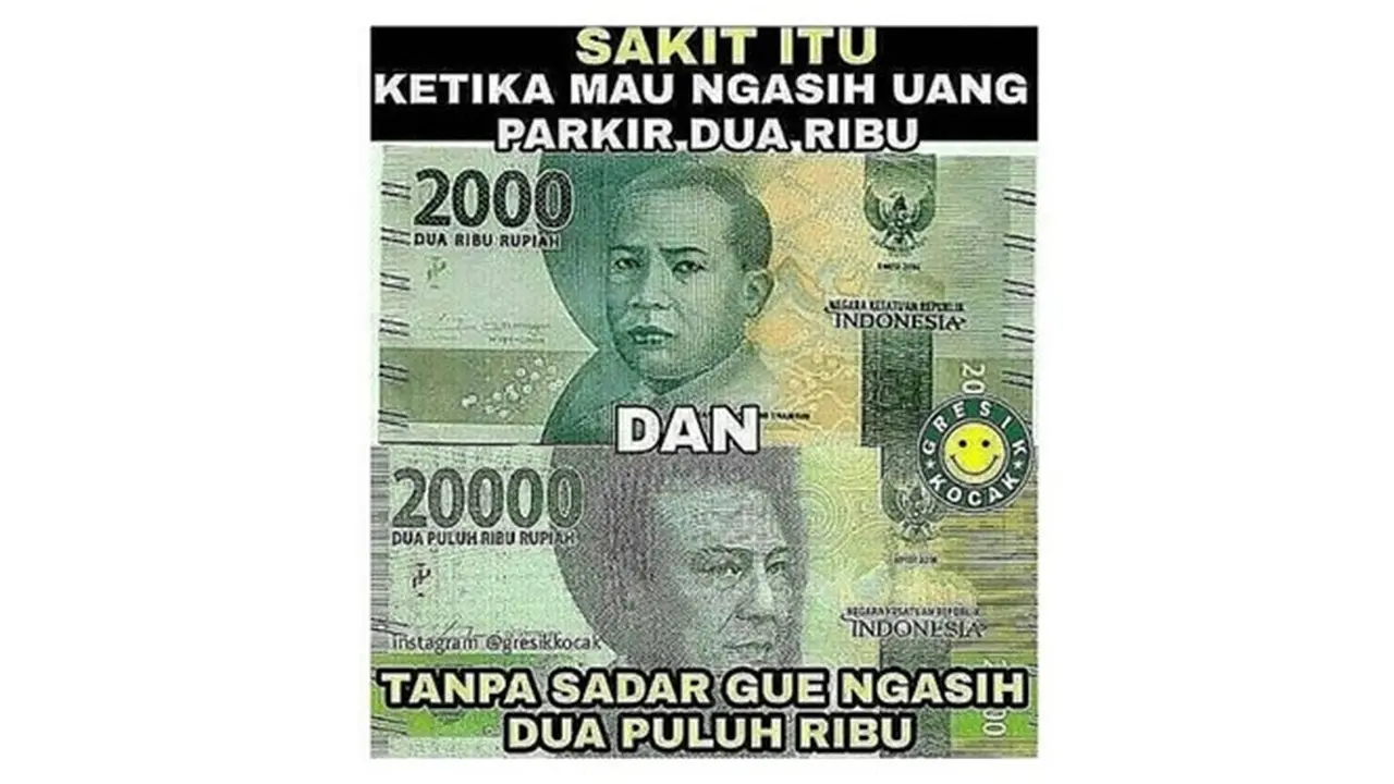 6 Meme Lucu Uang Rupiah Ini Bikin Senyum Renyah - Hot Liputan6.com