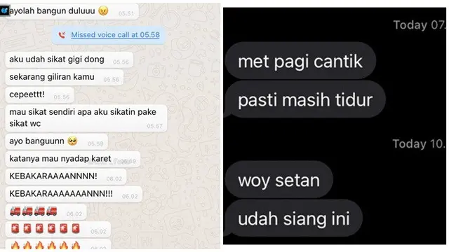 8 Chat Netizen saat Dibangunkan Pacar Ini Bikin Tepuk Jidat - Hot ...