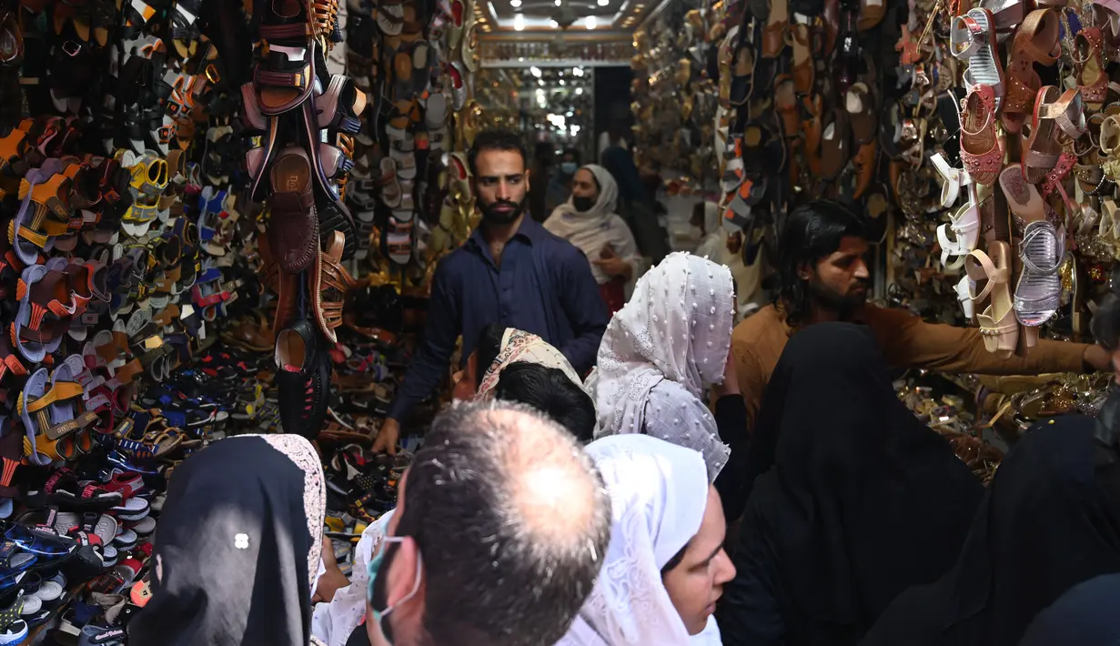 FOTO: Persiapan Lebaran Warga Pakistan - Foto Liputan6.com