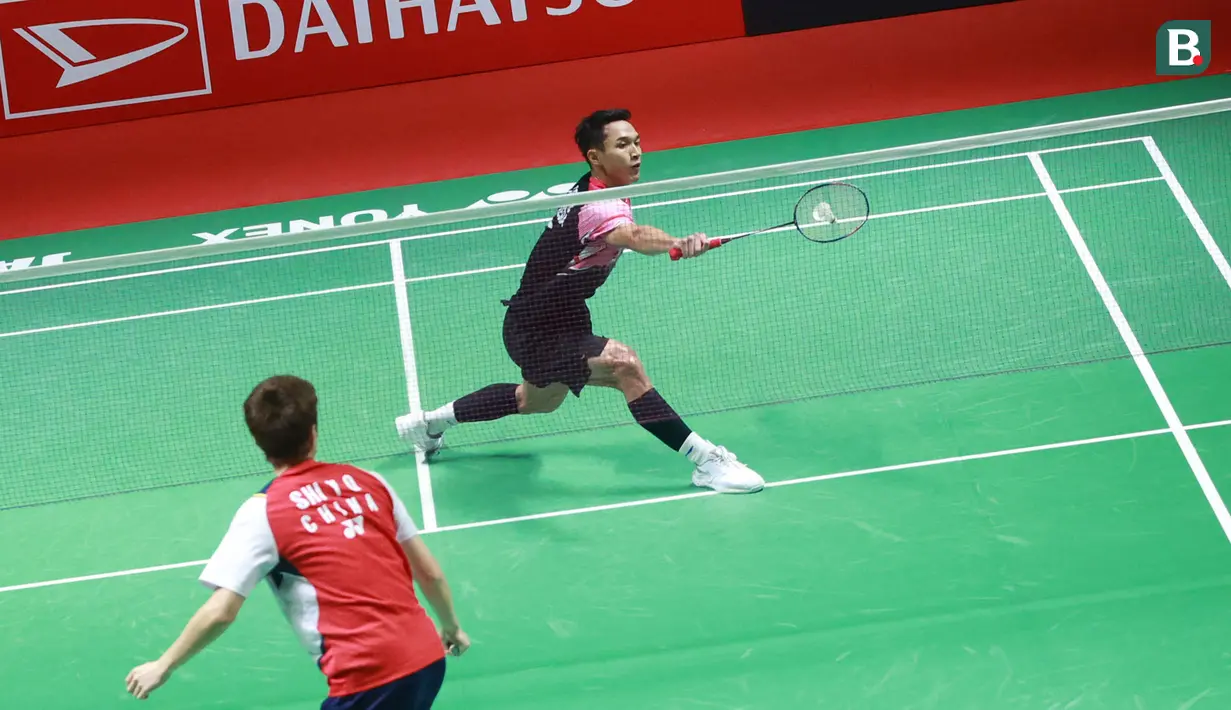Foto: Senangnya Jonatan Christie Melangkah ke Final Indonesia Masters 2023 - Ragam Bola.com