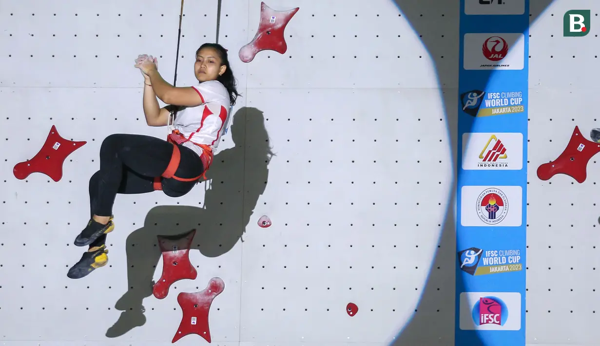 Foto: Indonesia Berjaya di Kejuaraan Dunia Panjat Tebing 2023 Seri Jakarta, Raharjati Nursamsa ...