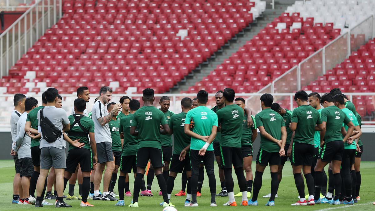 FOTO: Timnas Indonesia Bersiap Jelang Hadapi Thailand