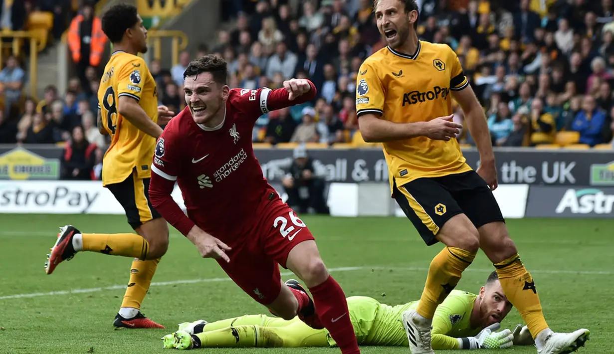 Hasil Liga Inggris: Comeback, Liverpool Gasak Wolverhampton di Stadion ...