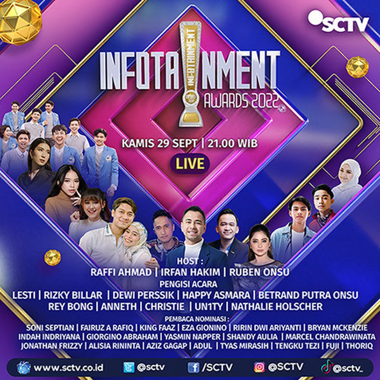 Fuji Sukses Sisihkan Bonge untuk jadi Best Viral Celebrity di Infotainment Awards 2022 ...