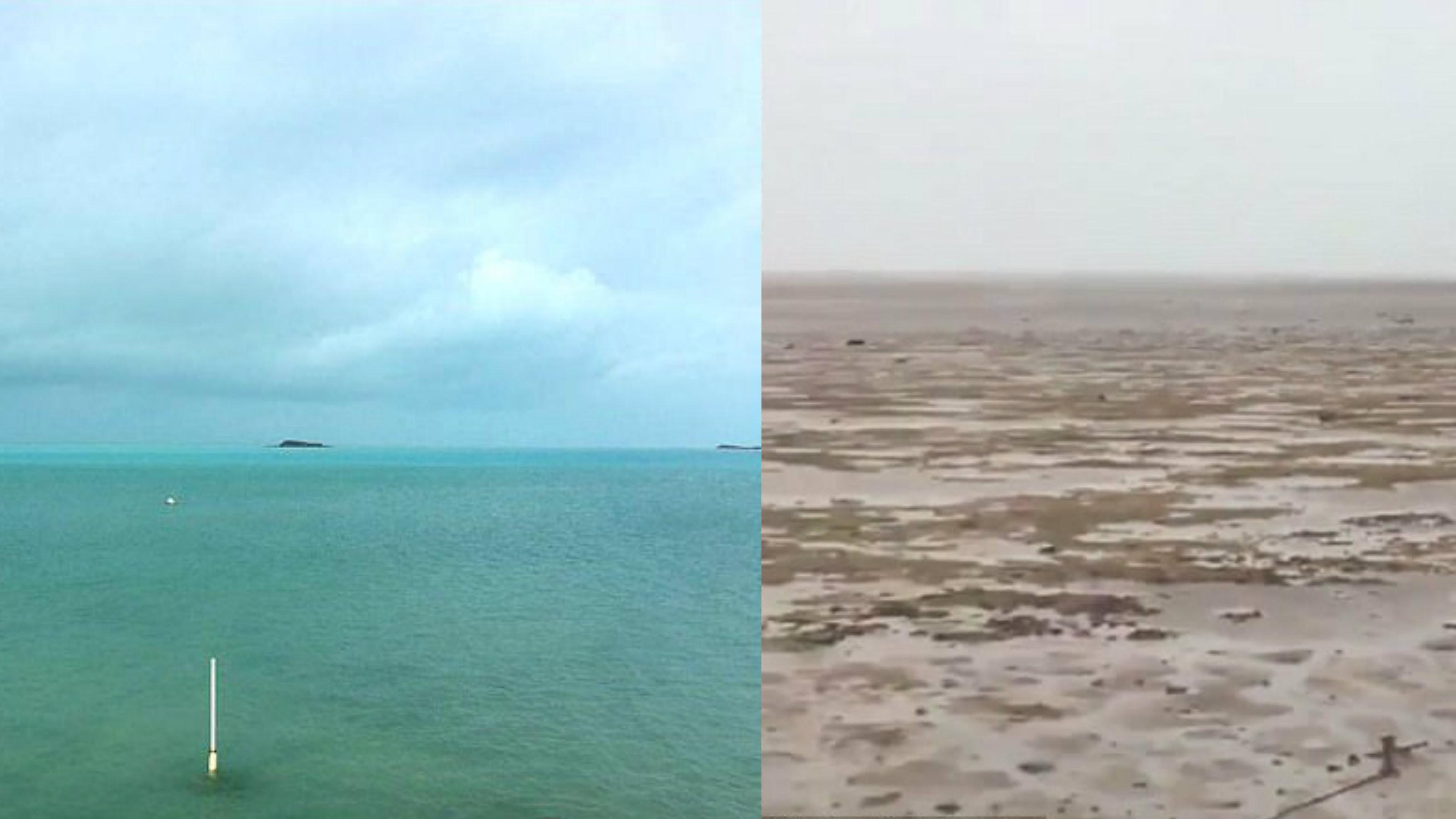 Fenomena Aneh Badai Irma Sedot Pantai di Florida