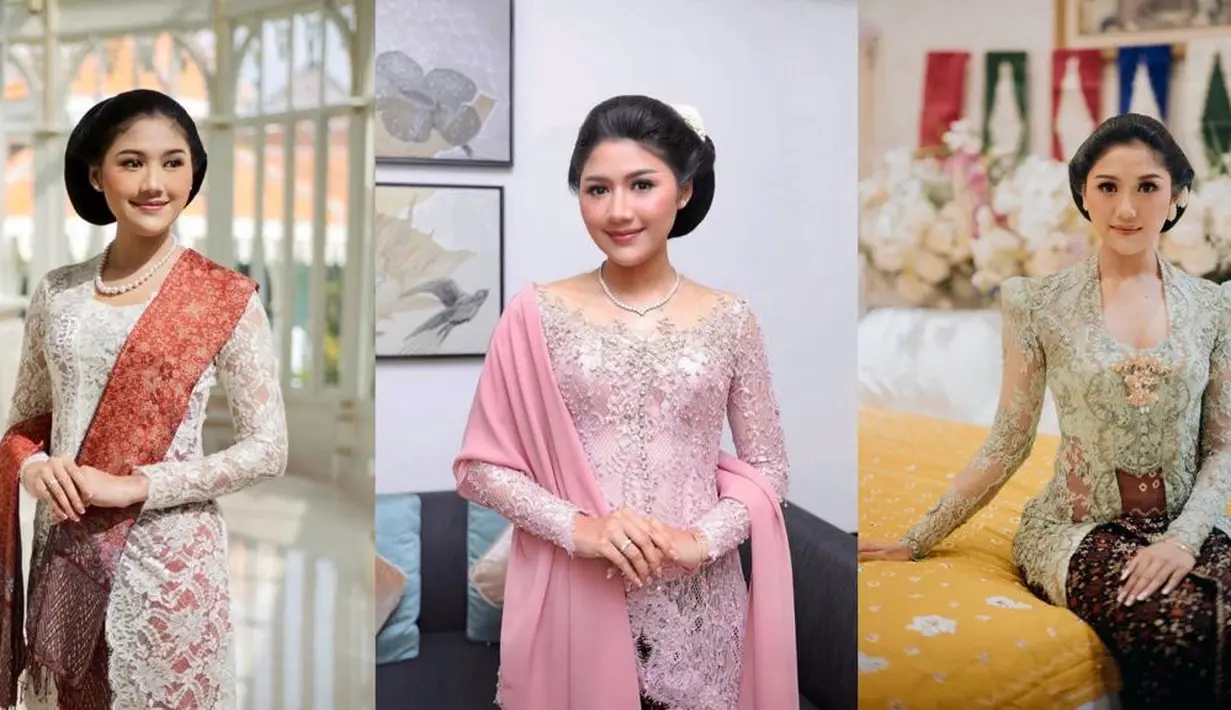 10 Potret Kebaya Erina Gudono, Referensi Tampil Anggun dan Paripurna untuk Wisuda-Kondangan ...