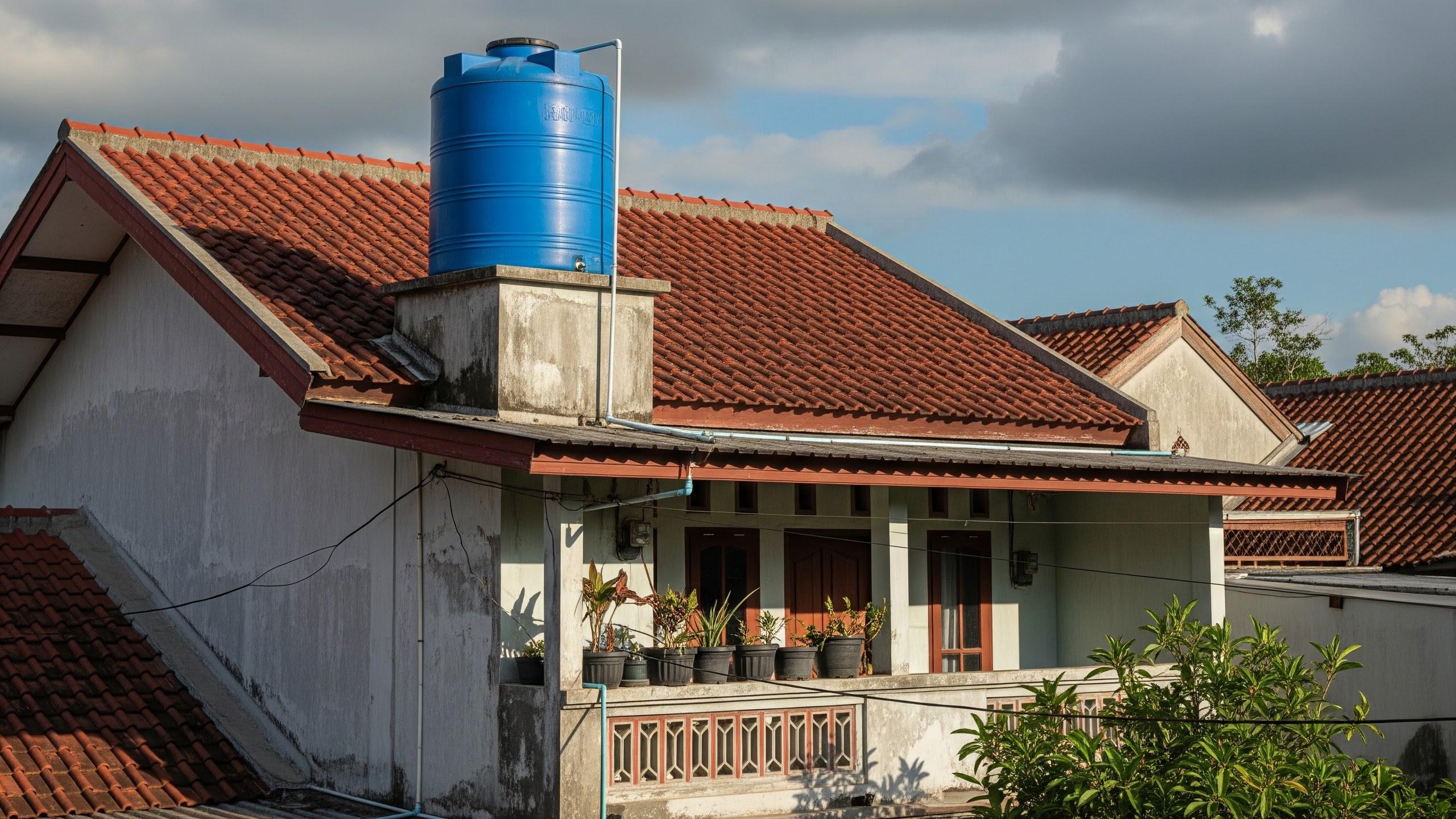 Perbedaan Toren Air dan Tandon Air Cor Beton untuk Rumah, Mana yang ...