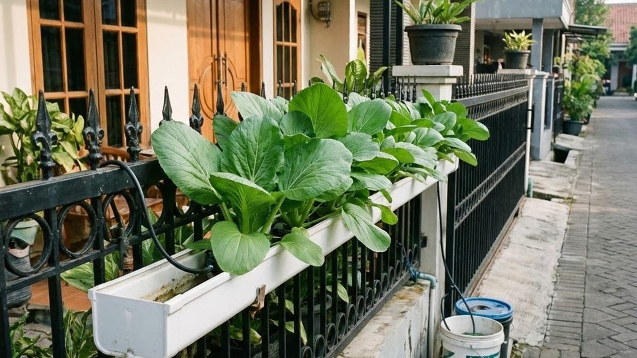 12 Model Kebun Sayur Mini Hidroponik Sederhana di Teras Rumah, Bisa ...