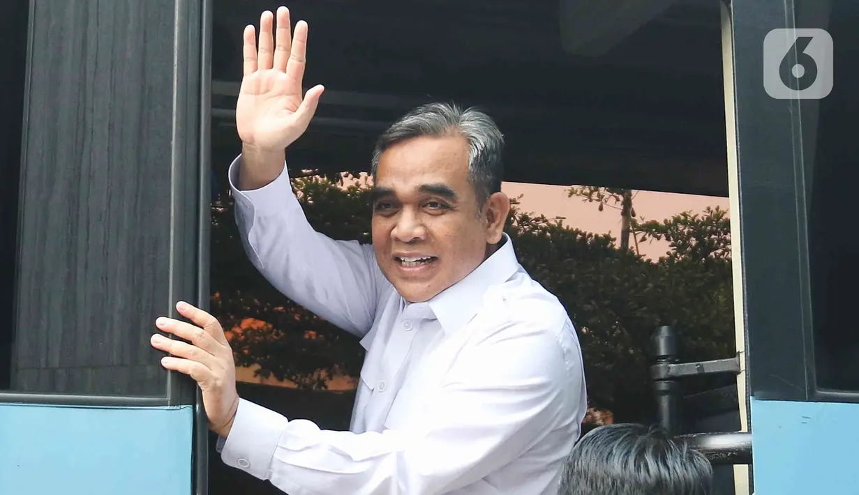 Tanpa Ketua Umum, Partai Gerindra Sambangi Markas PAN - Foto Liputan6.com
