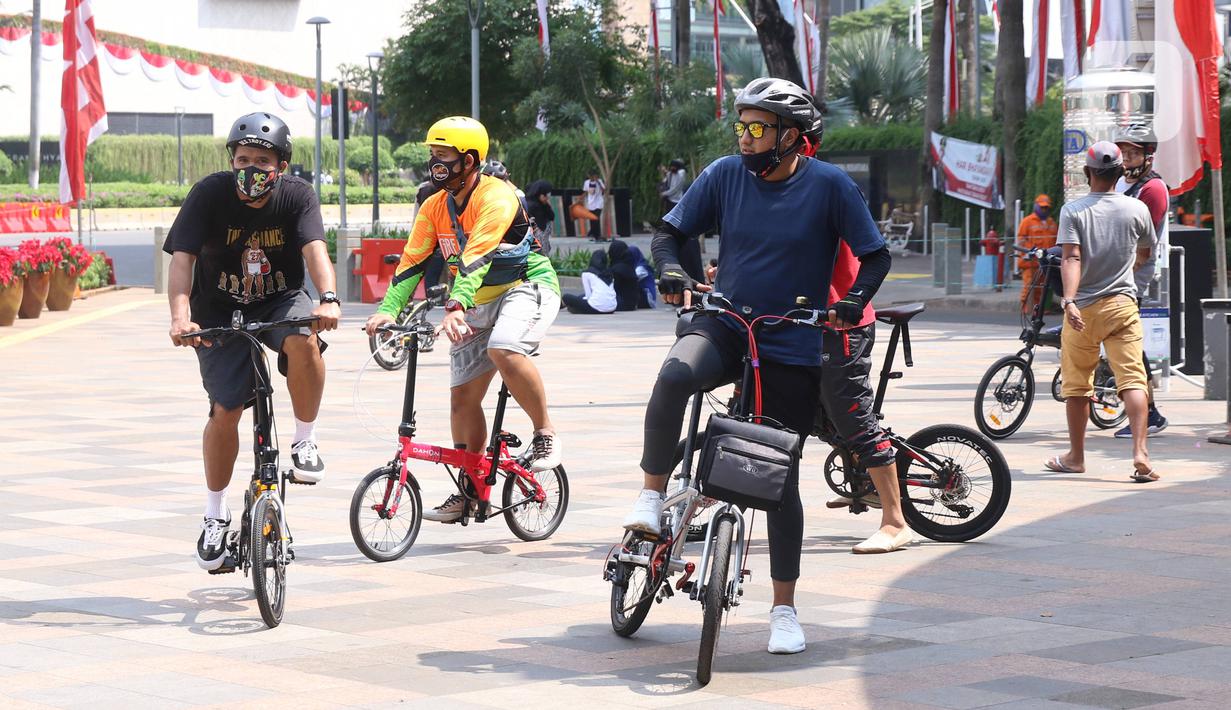 FOTO: Mulai Hari Ini, 32 Kawasan Khusus Pesepeda di Jakarta Ditiadakan ...