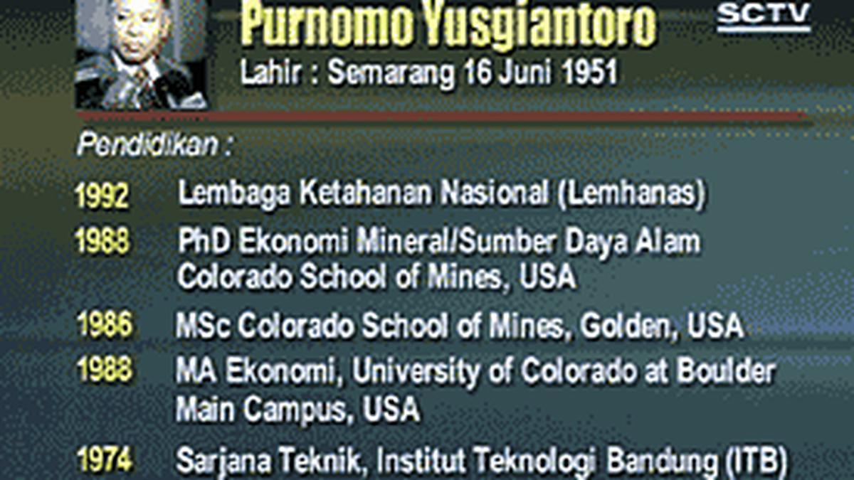 Purnomo Yusgiantoro Tetap Menteri ESDM - News Liputan6.com