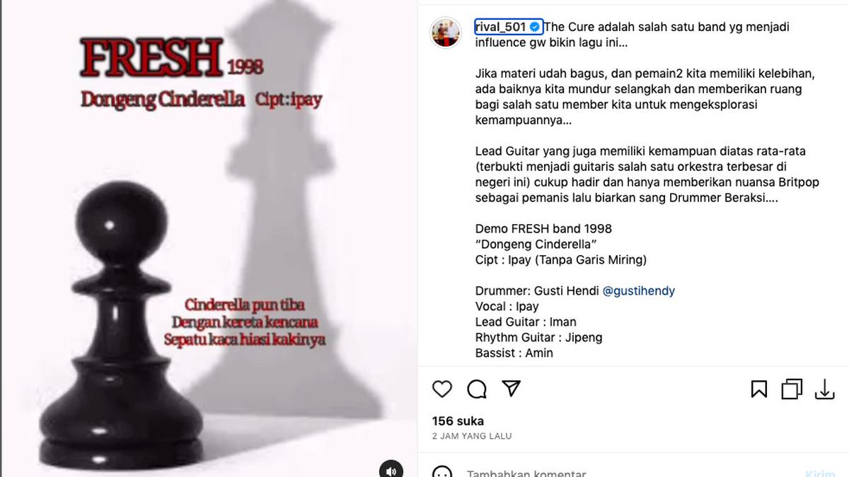 Rilis 20 Tahun Lalu dan Sempat Jadi Polemik, Lagu Radja 'Cinderella ...
