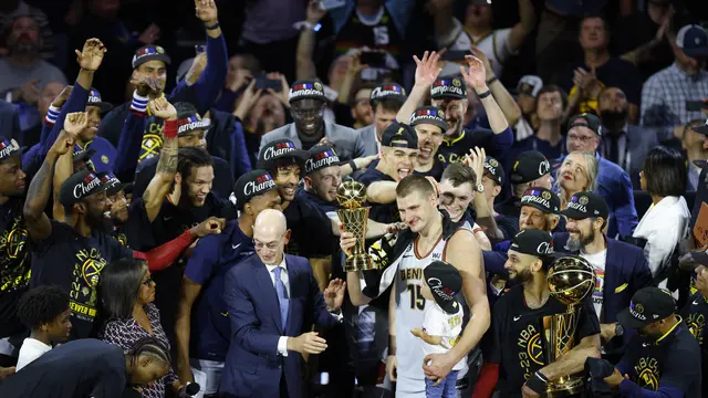 Denver Nuggets Juara NBA, Nikola Jokic MVP Finals dan Ukir 2 Sejarah Baru - Bola Liputan6.com